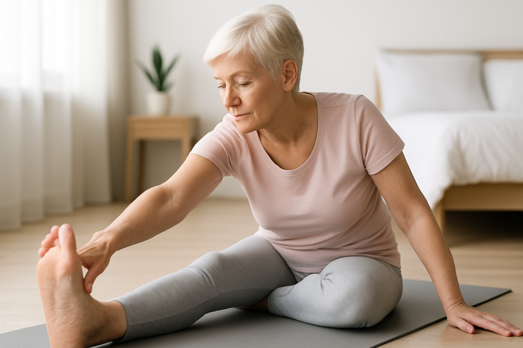 15-Minute Morning Stretching Routine for Stiff Joints After 60