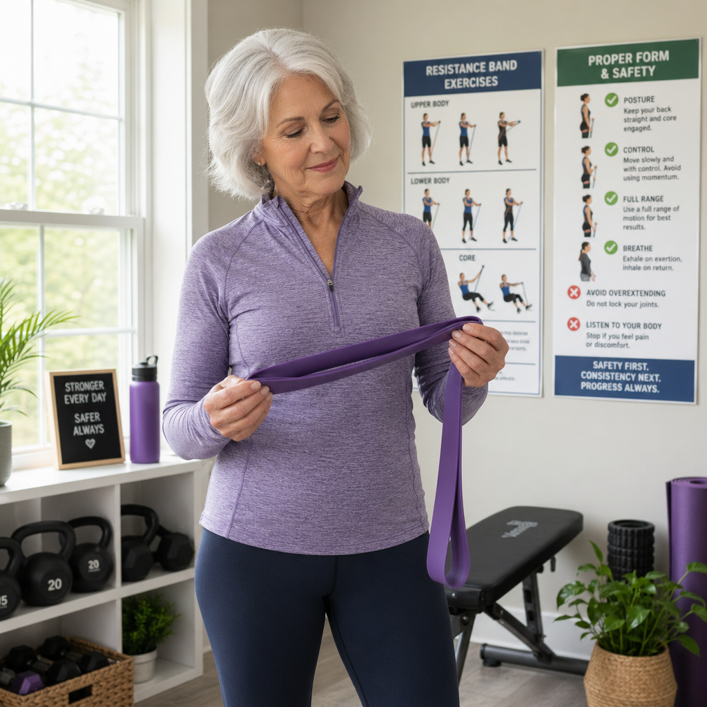 Resistance Band Exercises for Osteoporosis
